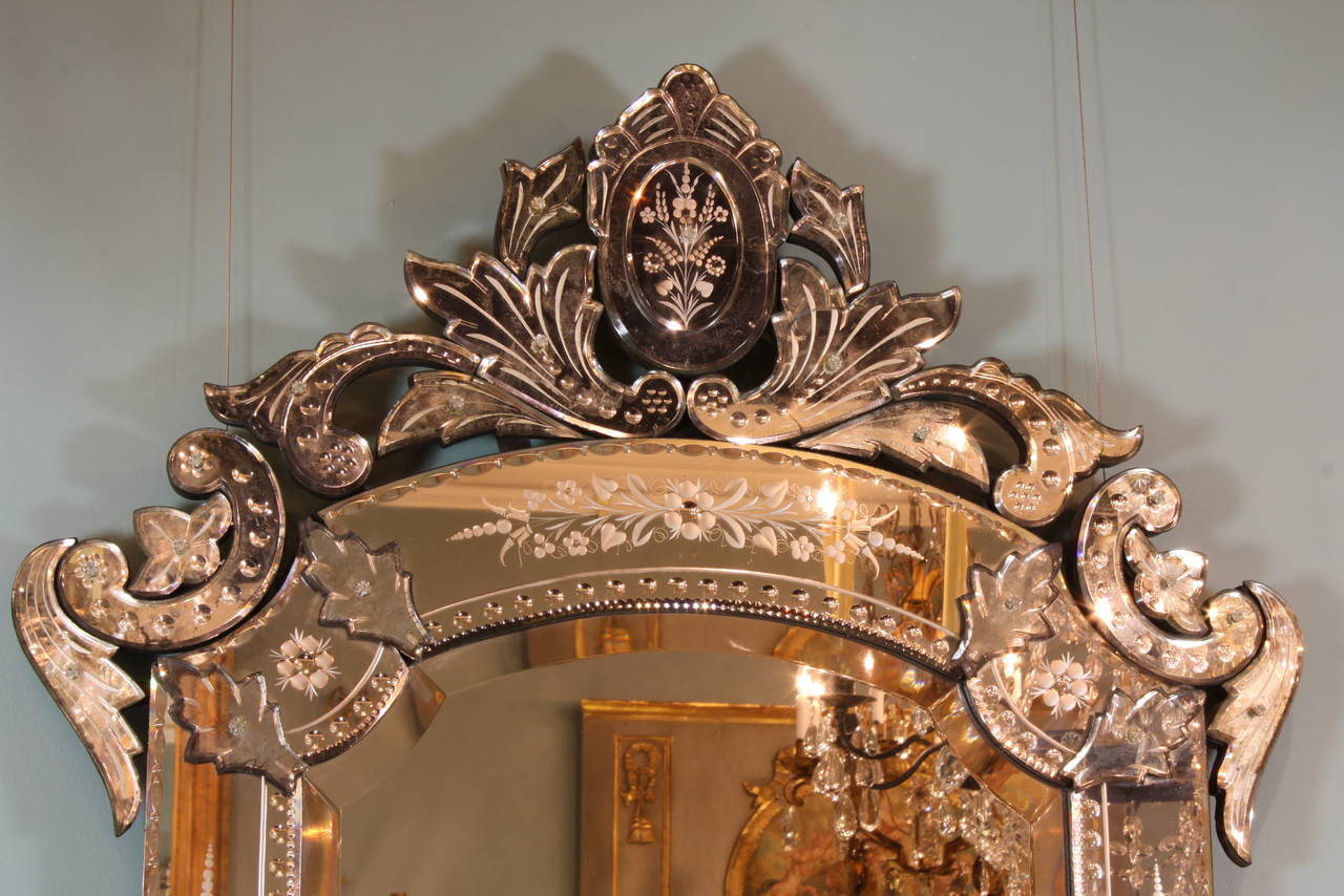 Ornate Venetian Rococo Mirror at 1stDibs | ornate rococo, ornate ...
