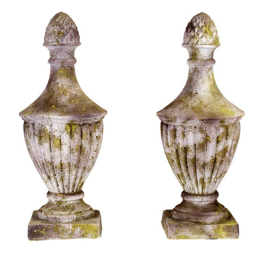 A Pair of Garden Finials at 1stDibs