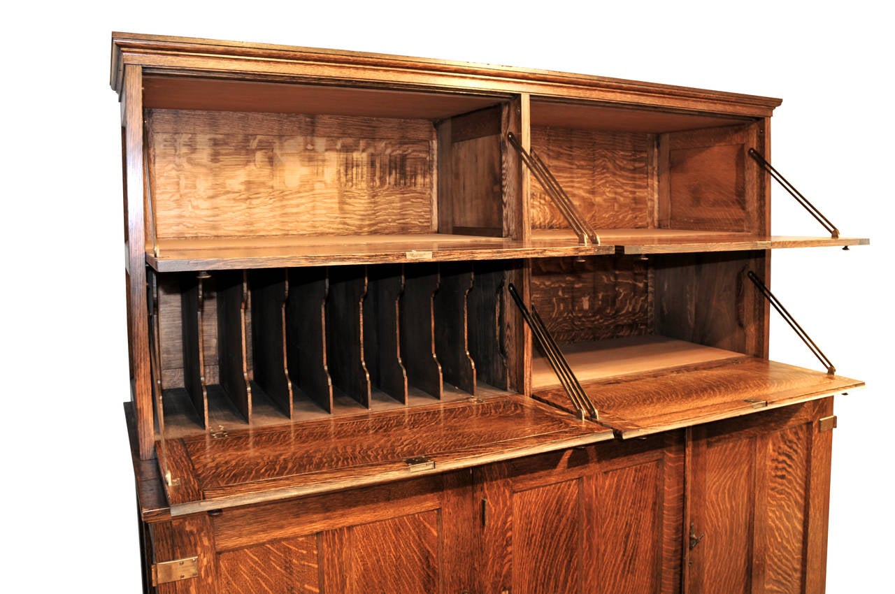 Oak Architect's Cabinet at 1stDibs