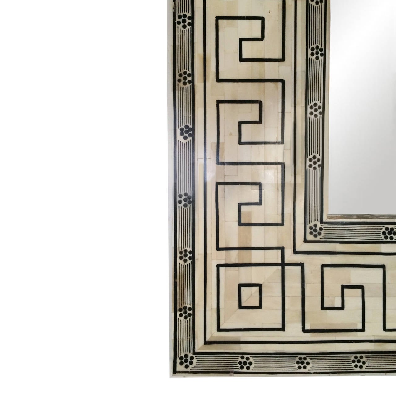 Anglo-Indian Greek Key Mirror at 1stDibs
