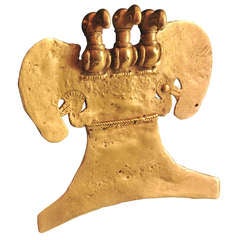Pre-Columbian Shaman Warrior with Trophy Head Paracas, Peru, circa 800 ...