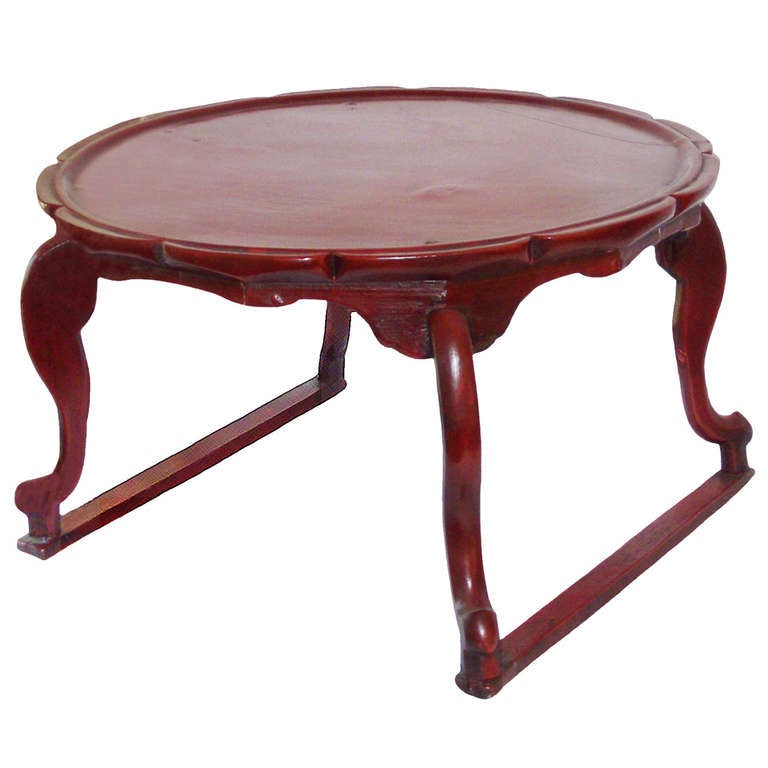 19th Century Korean Lacquer Tray Table at 1stDibs