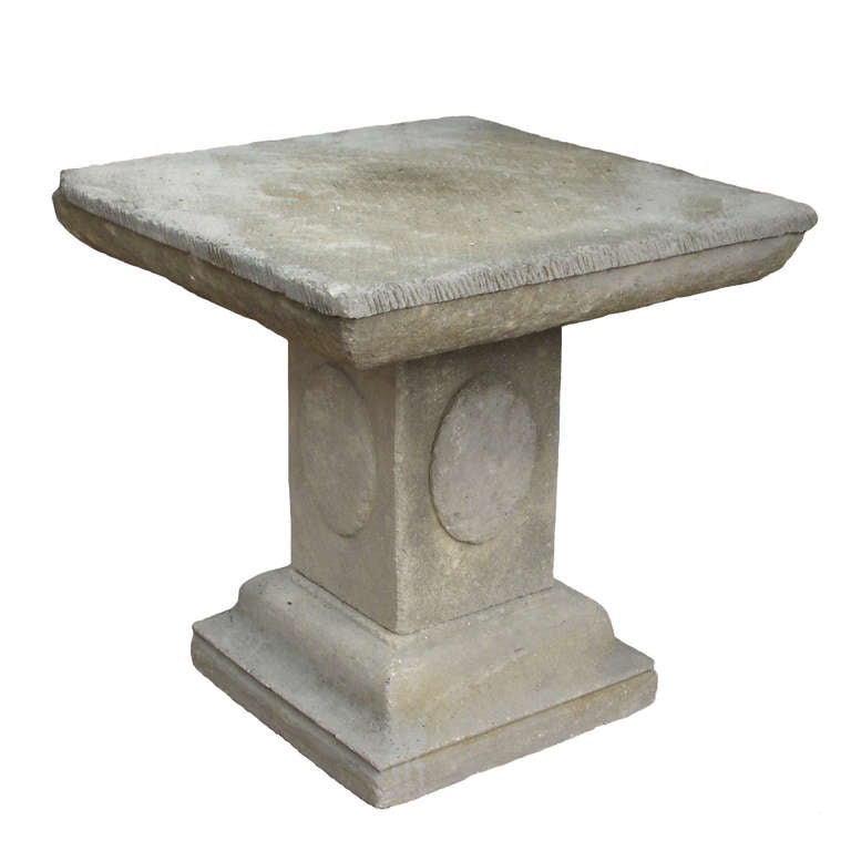 French Stone Garden Table at 1stdibs