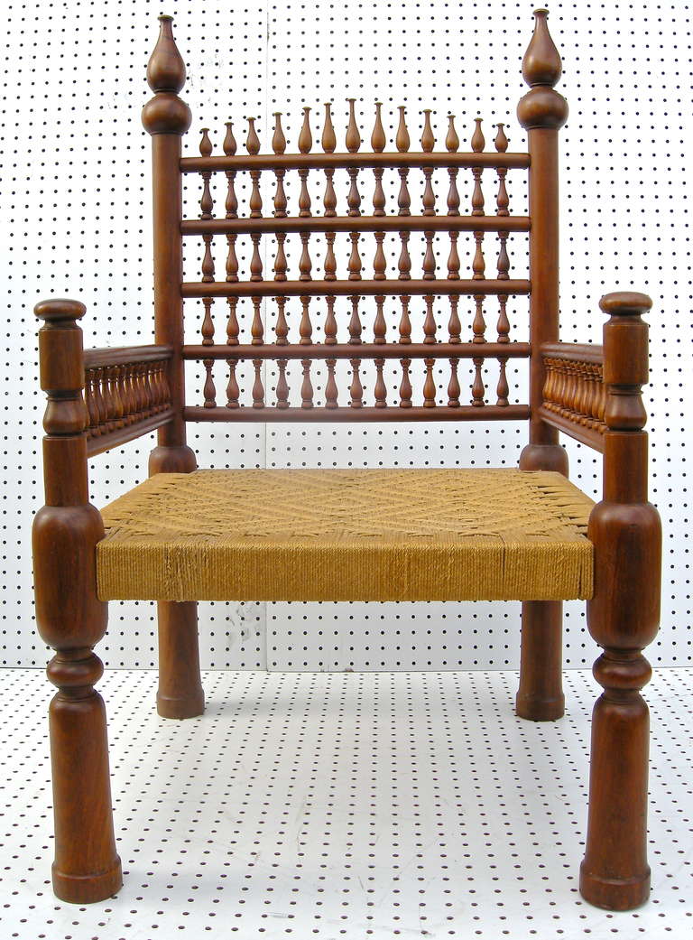 Stylish Anglo Indian Chair For Sale at 1stDibs