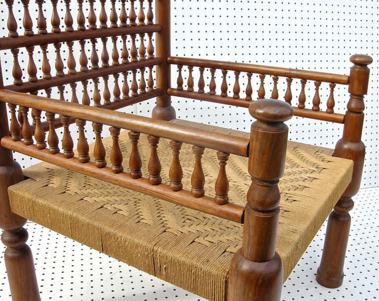 Stylish Anglo Indian Chair For Sale at 1stDibs