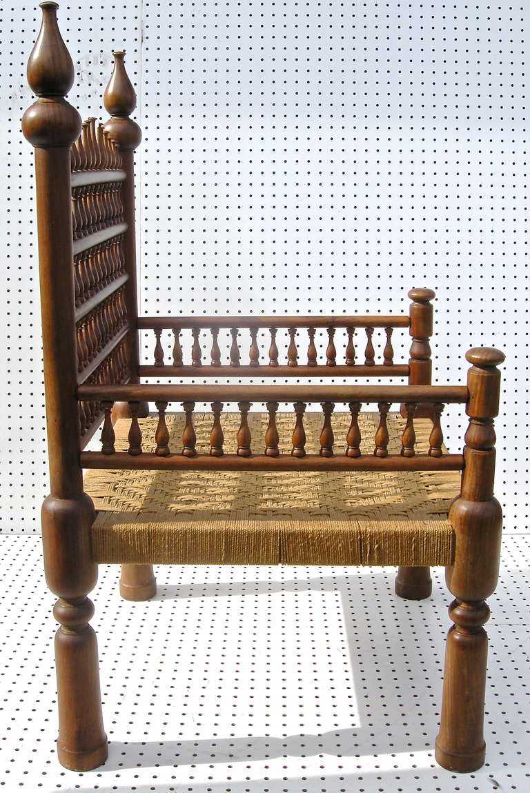 Stylish Anglo Indian Chair For Sale at 1stDibs