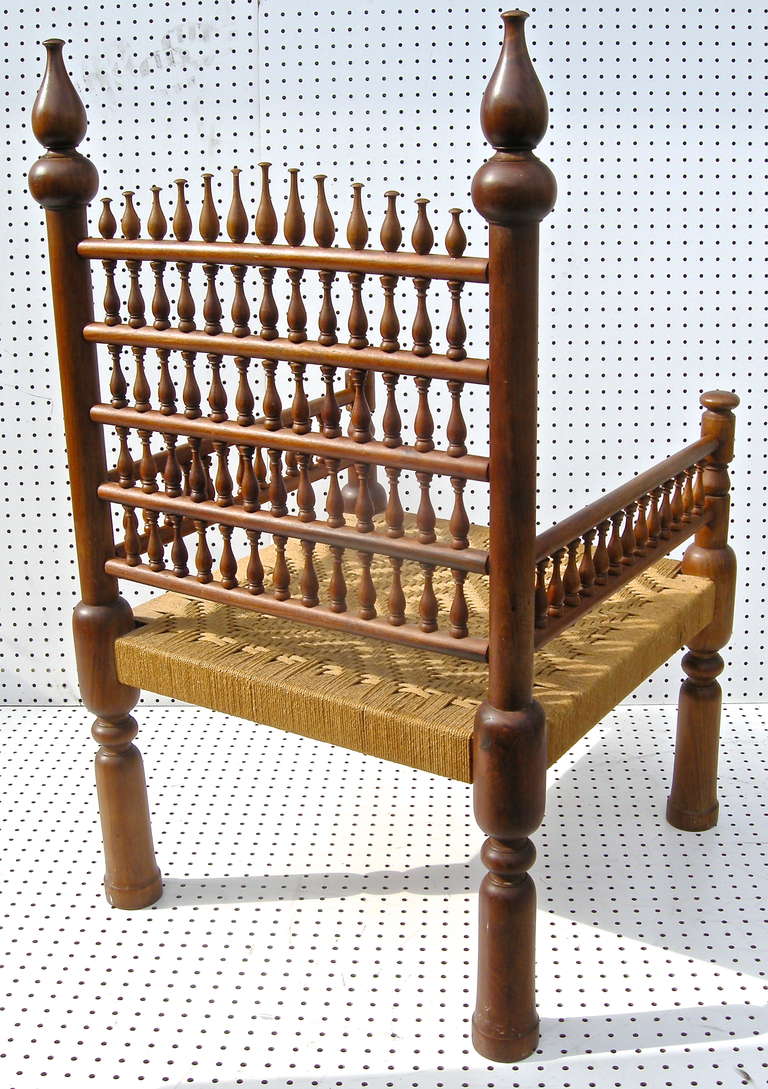 Stylish Anglo Indian Chair For Sale at 1stDibs