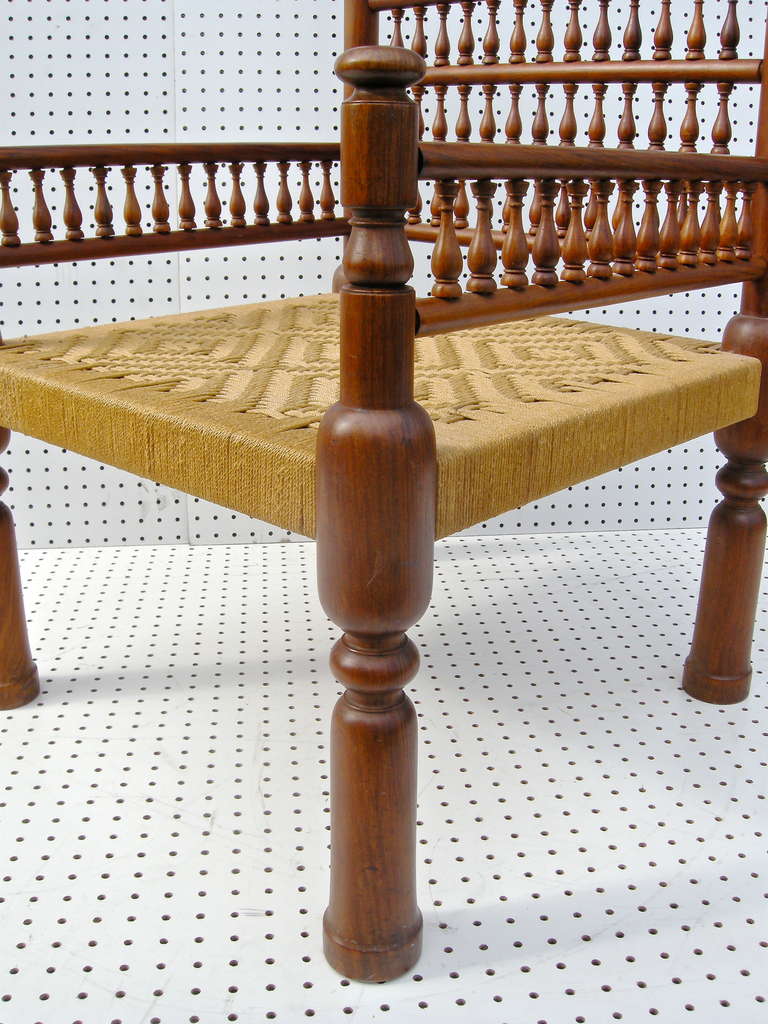 Stylish Anglo Indian Chair For Sale at 1stDibs