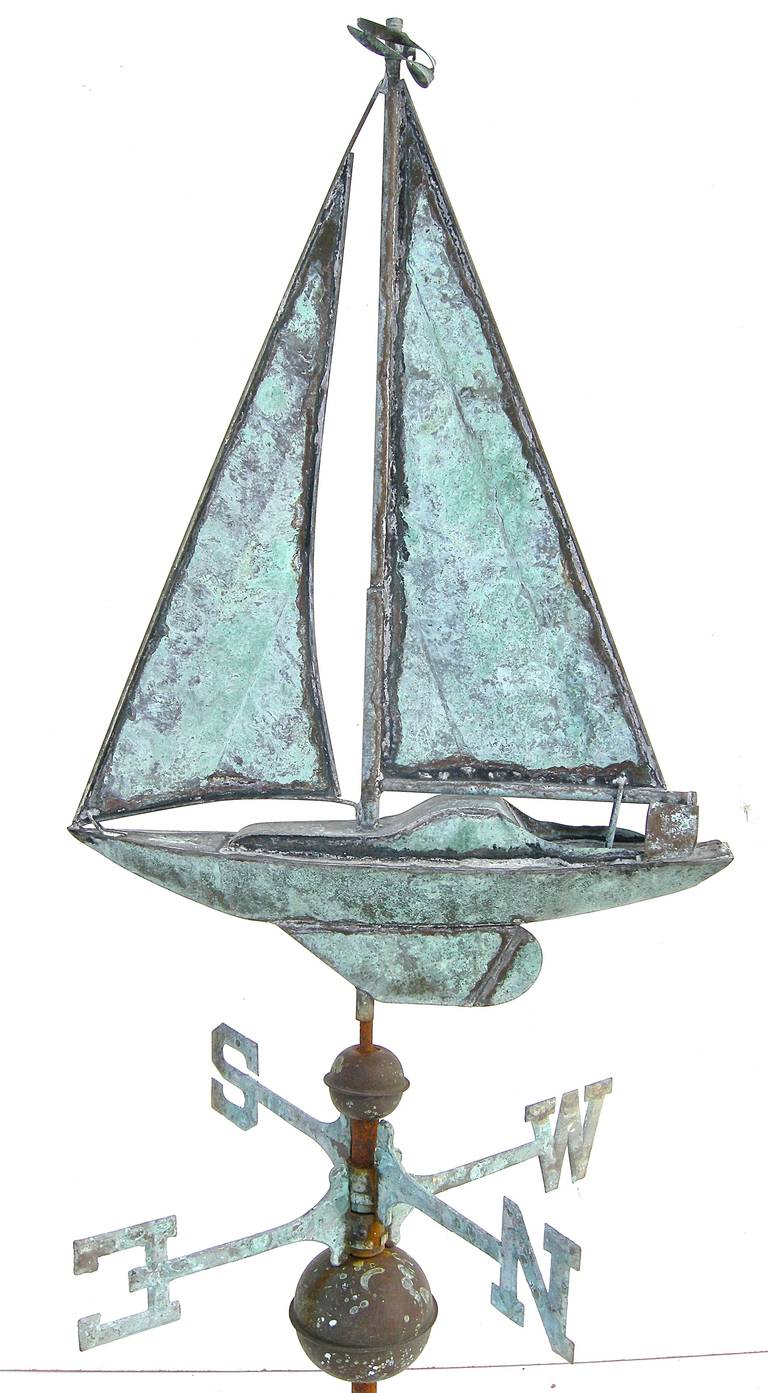 "Sail Away" Weather Vane For Sale at 1stDibs