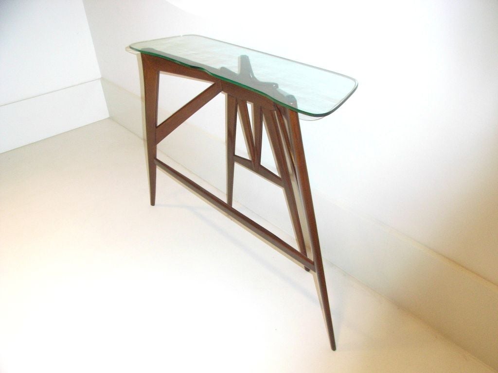 Console table in the manner of Enzo Mari at 1stDibs