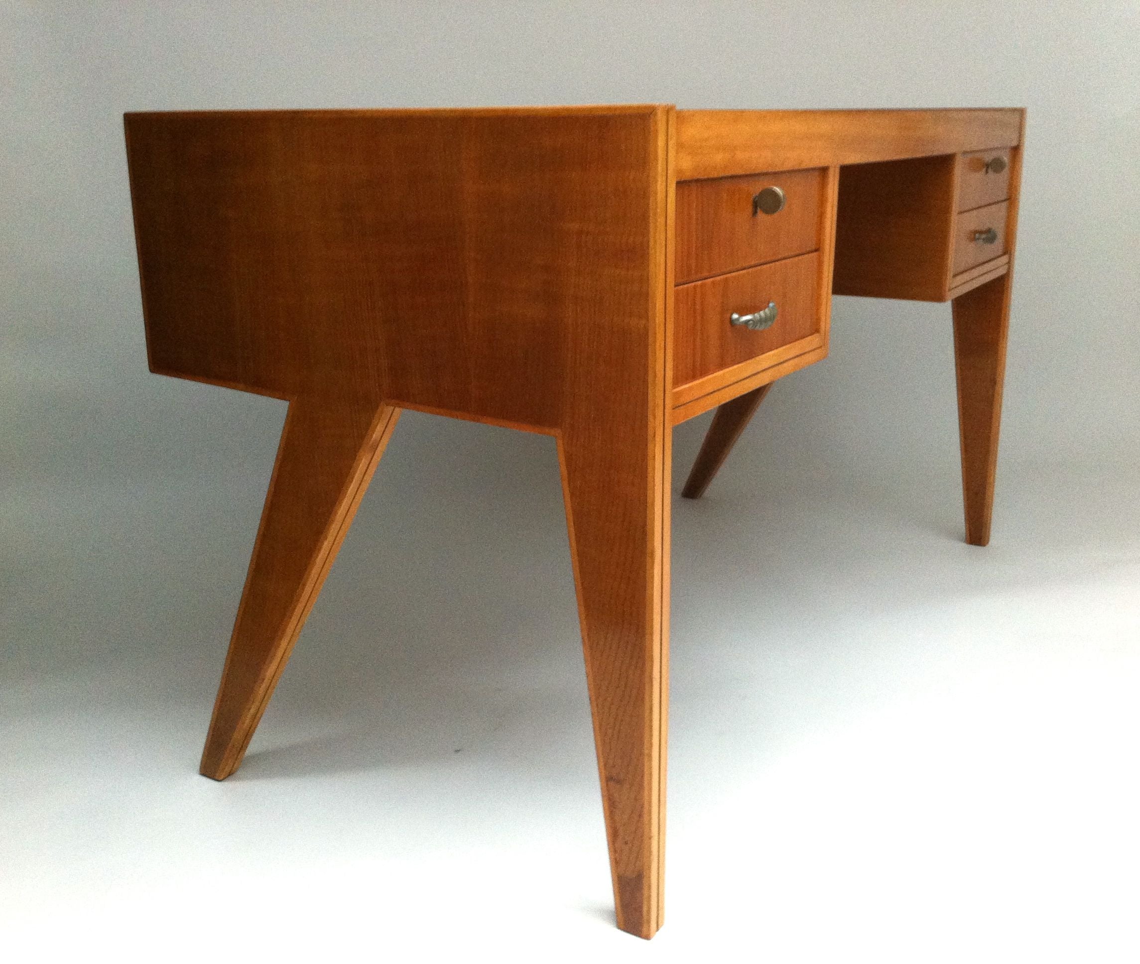 Italian Geometric Desk C, 1950 at 1stDibs