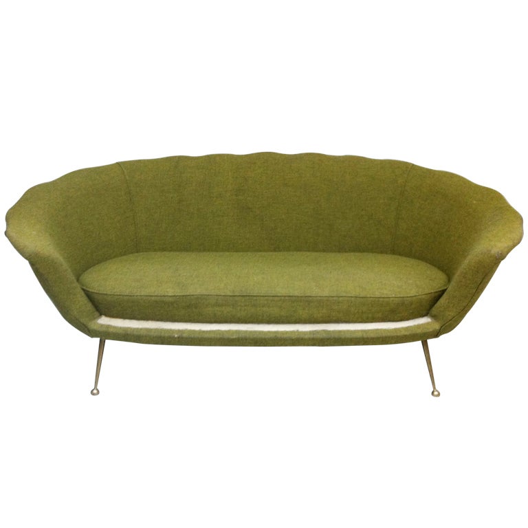 Italian oyster shell sofa c,1950 at 1stDibs