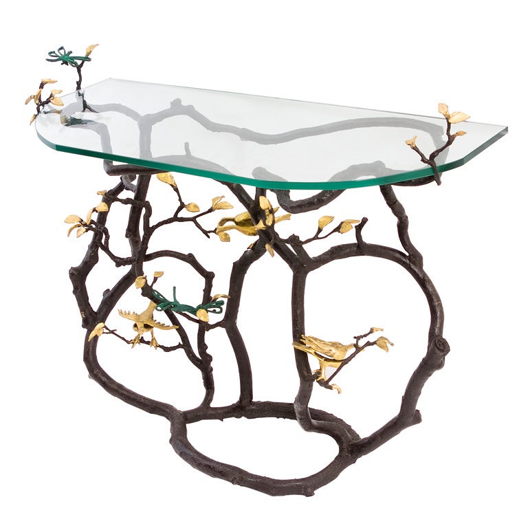 Unique Branch Design Console Table by Paula Swinnen at 1stDibs