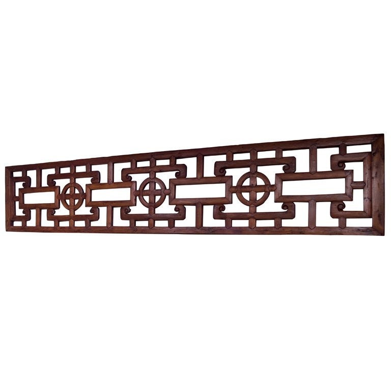 Large Latticework Screen Panel from Hubei Province at 1stDibs