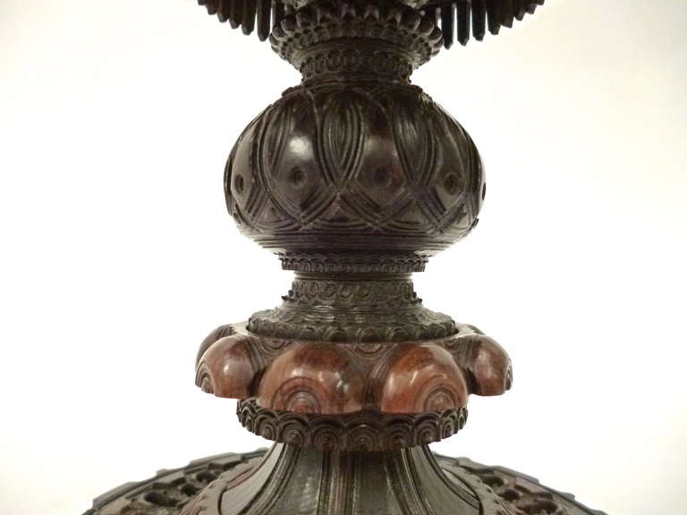 Victorian 'Holtzapffel' Lathe Turned Lignum Vitae Tazza c.1850 For Sale ...