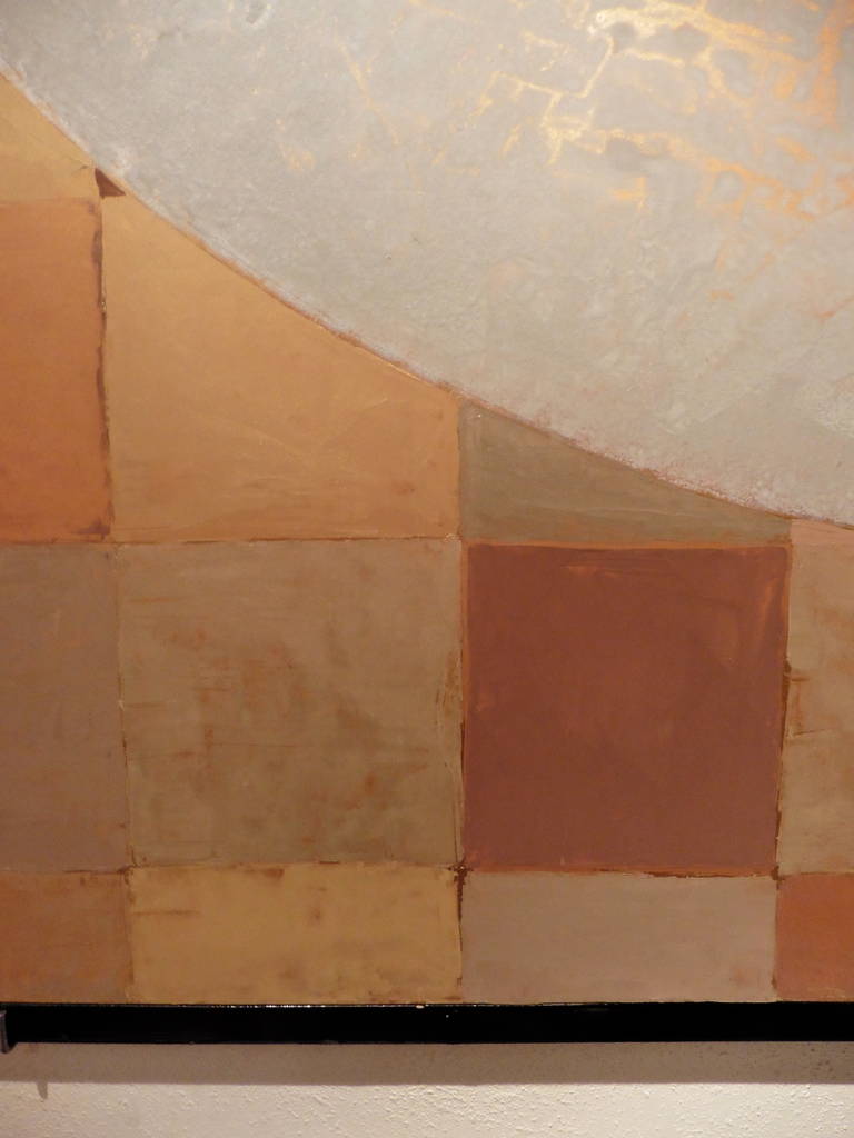 Striking Japanese Late 19th Century Two-Fold Gilt Paper Screen at 1stDibs