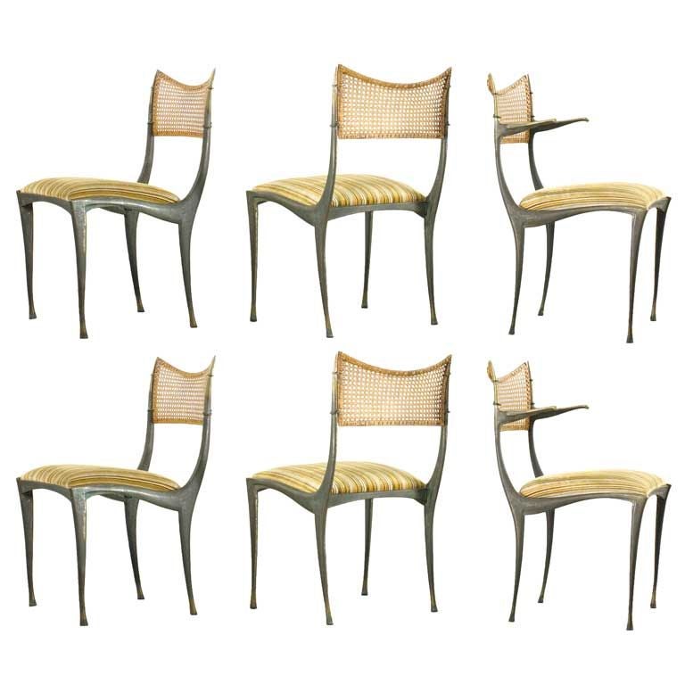 A Set of Six 'Gazelle' Chairs by Dan Johnson at 1stDibs