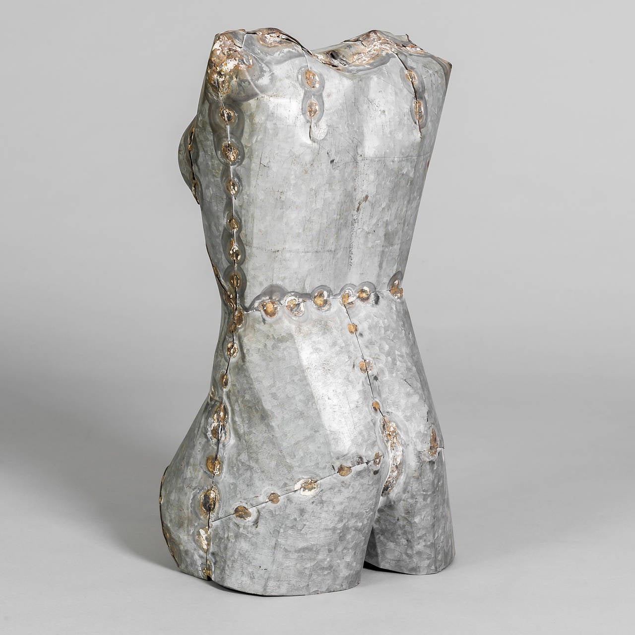Torso Sculptures in Zinc For Sale at 1stDibs