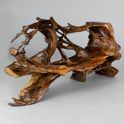 Narra Wood Bench at 1stDibs | narra bench, narra burl, narra chair design