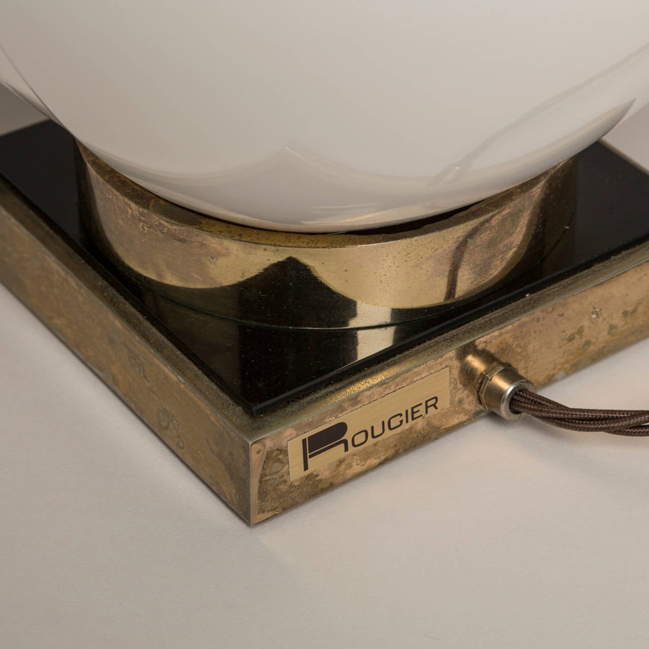 A Pair of Tall Rougier Lamps Canada late 1970s at 1stDibs