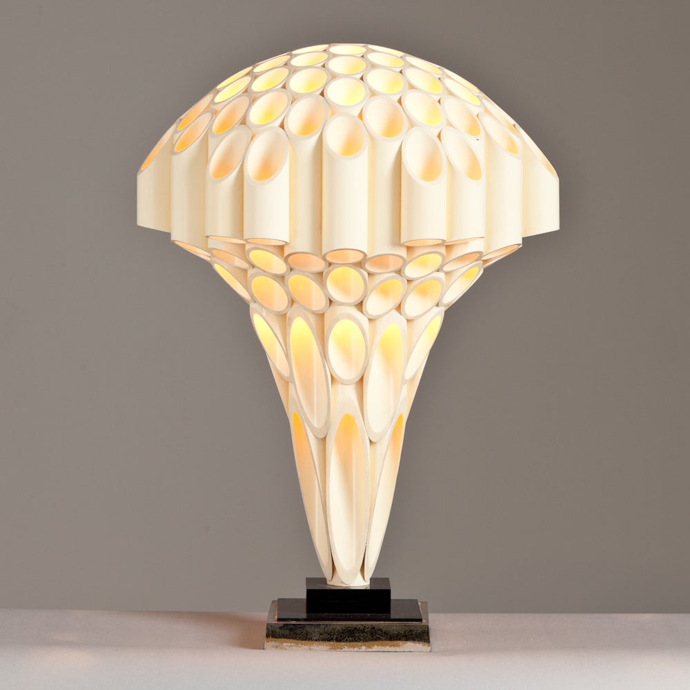A Stunning Rare Mushroom Shaped Rougier Lamp 1970s at 1stDibs