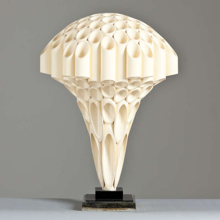 A Stunning Rare Mushroom Shaped Rougier Lamp 1970s at 1stDibs