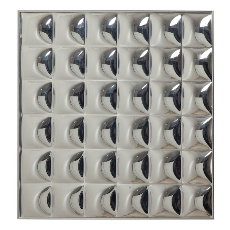 A Pop Art Inspired Reflective Wall Panel 1970s at 1stDibs
