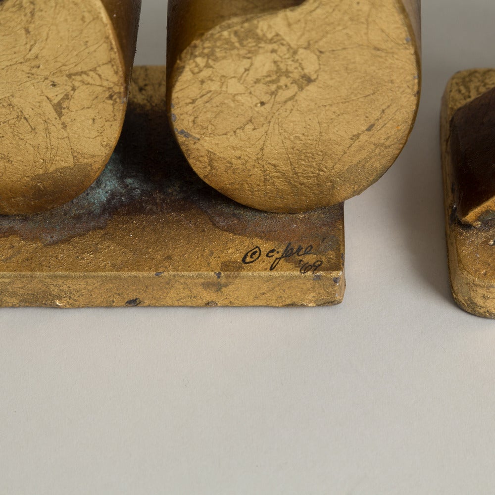 Rare Pair of Quotation Mark Bookends by Curtis Jere, 1969 at 1stDibs