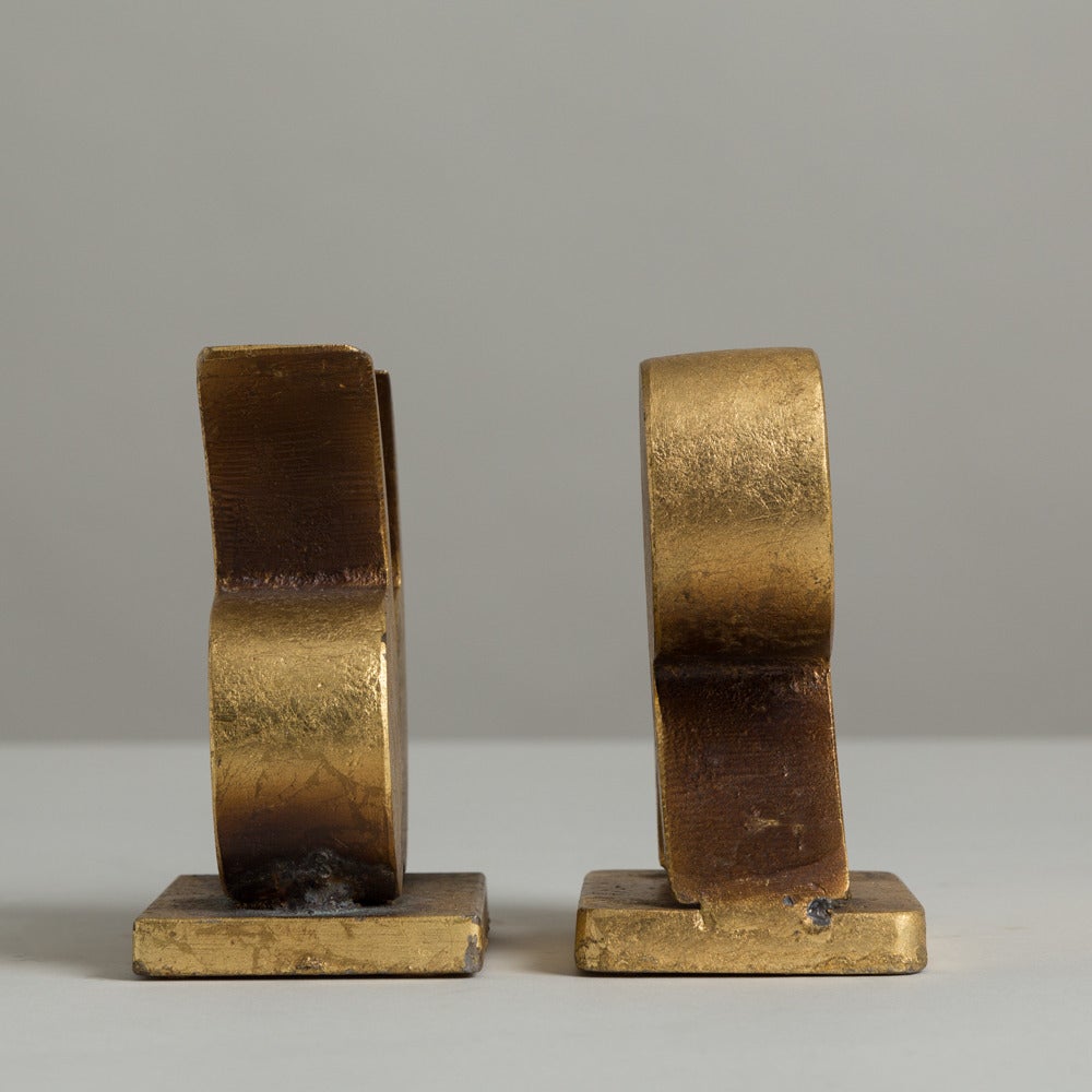Rare Pair of Quotation Mark Bookends by Curtis Jere, 1969 at 1stDibs