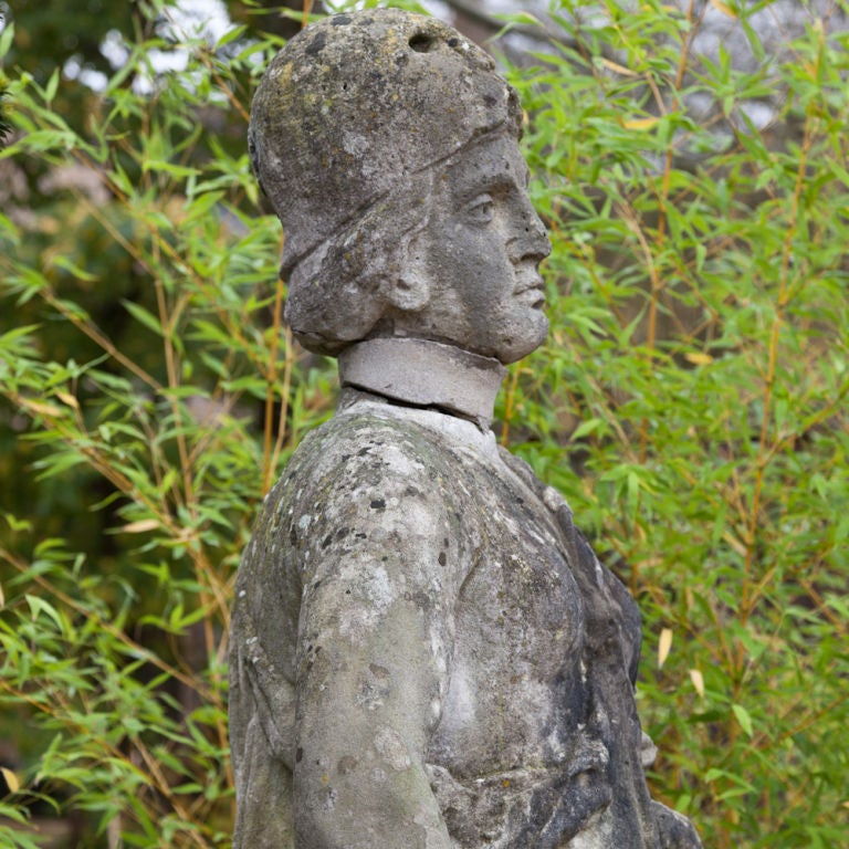 A 17th Century Portland Stone Statue of Athena at 1stDibs