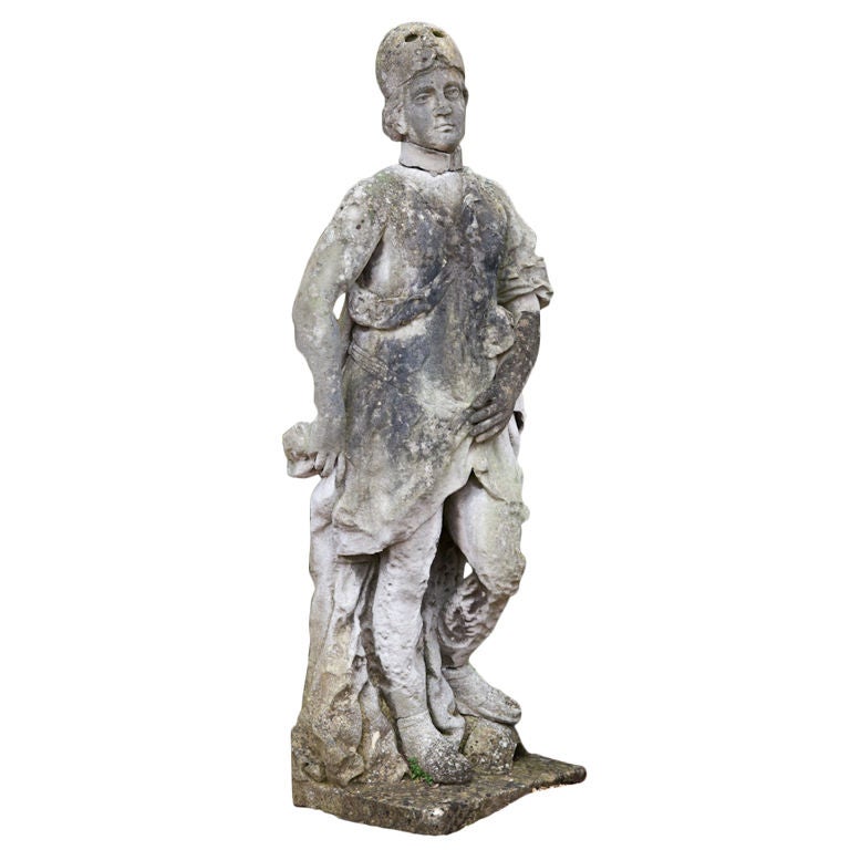 A 17th Century Portland Stone Statue of Athena at 1stDibs