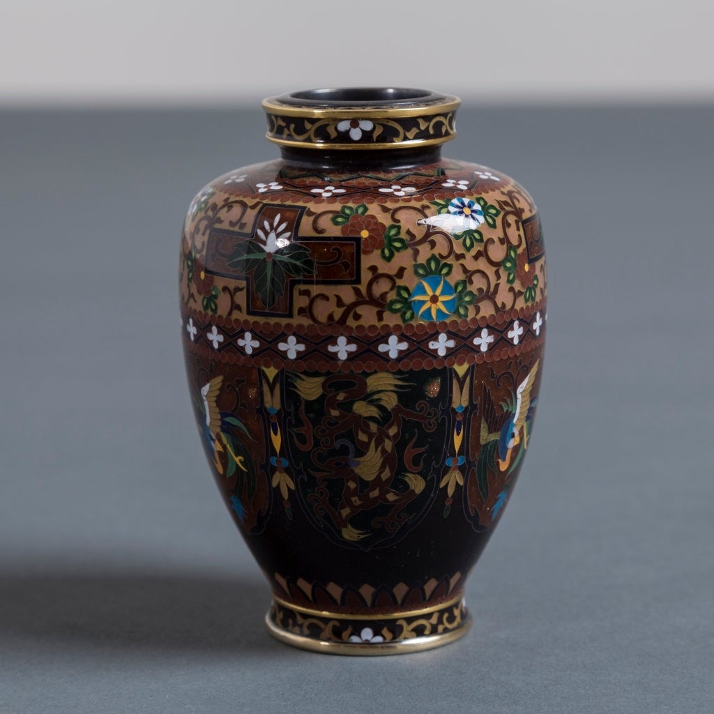 Japanese Cloisonné Enamel Vase by Inaba, 1990s For Sale at 1stDibs ...