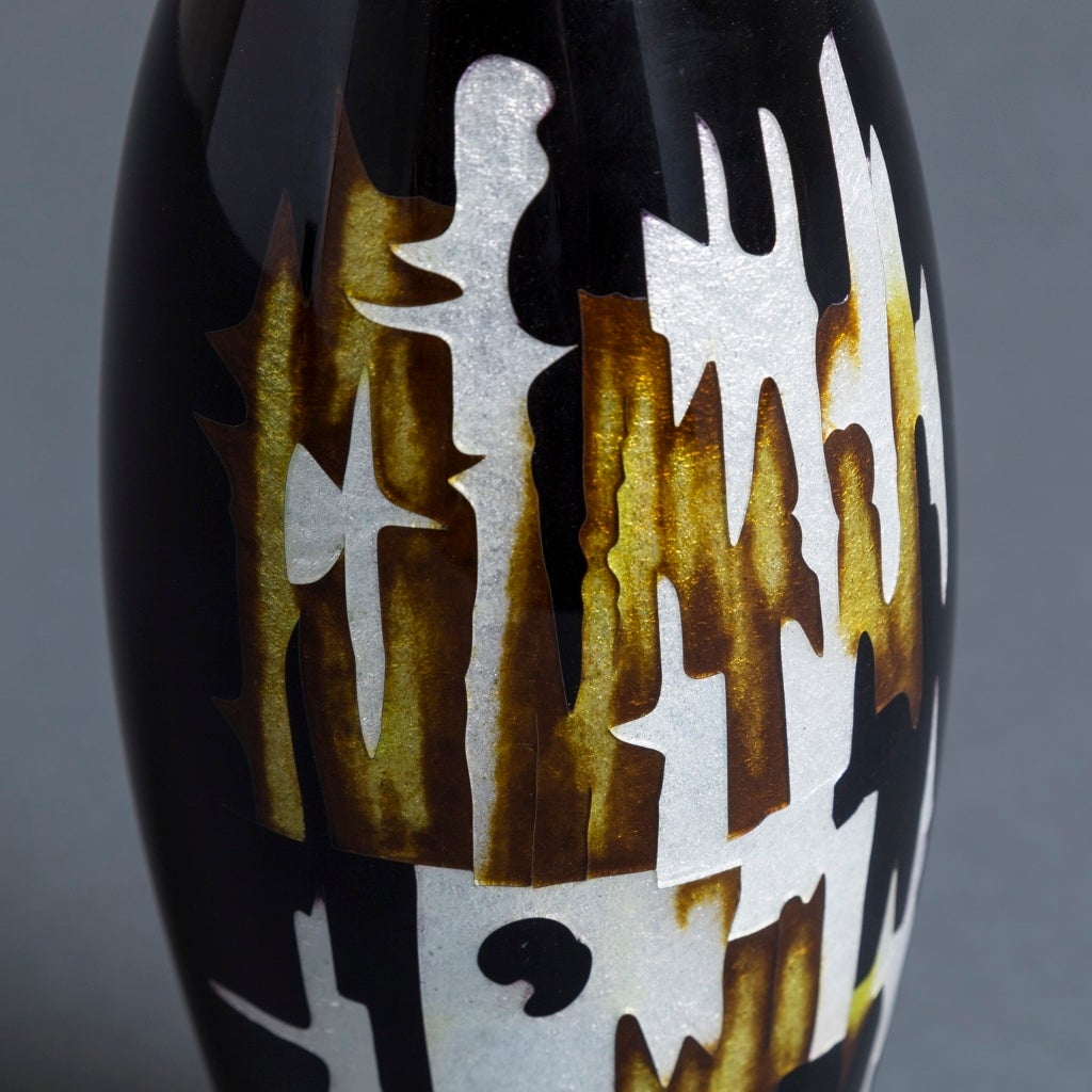 Japanese Cloisonné Enamel Vase by Ota Hyozo OTA at 1stDibs