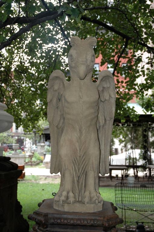 Hand-Carved Limestone Birds For Sale at 1stDibs