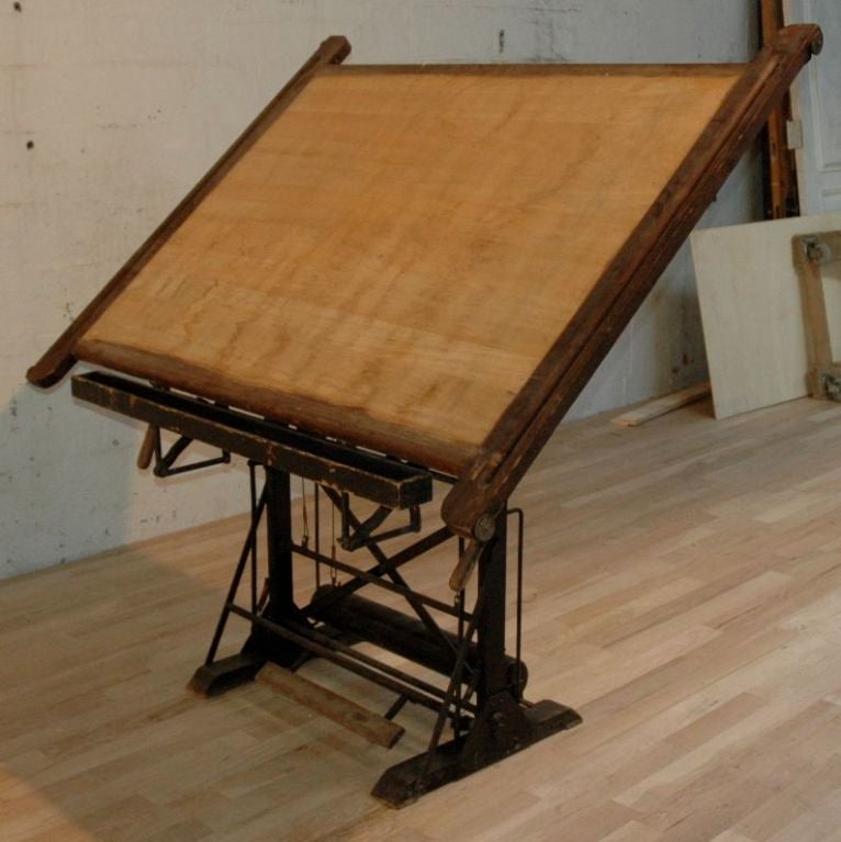 Turn Of The Century Drafting Table at 1stDibs