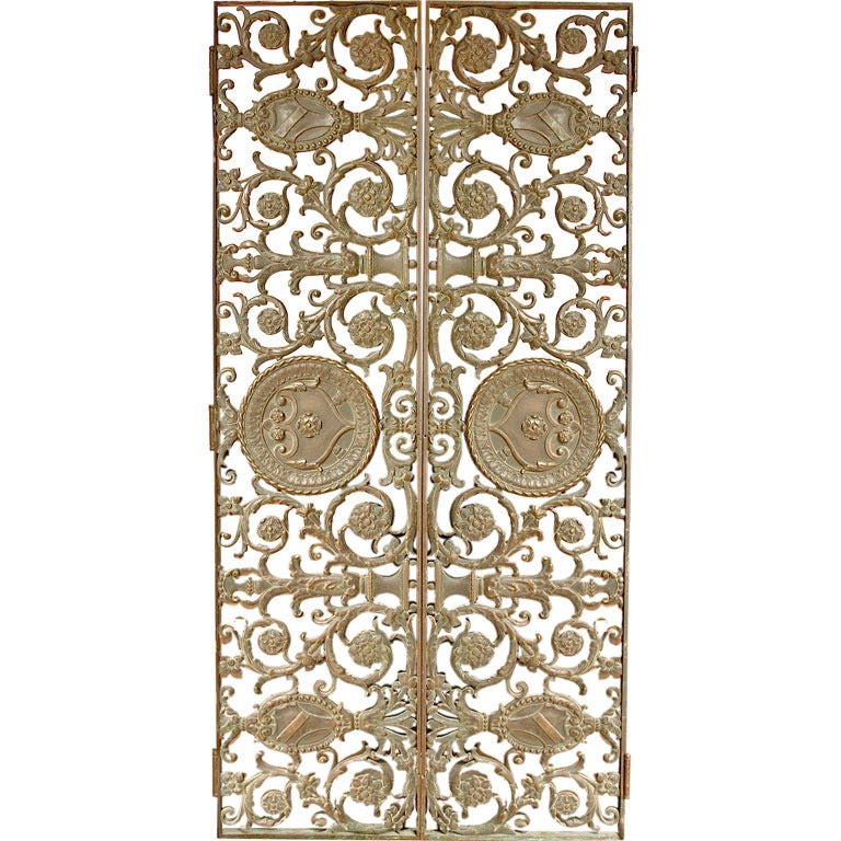 Cast Bronze Grills at 1stDibs