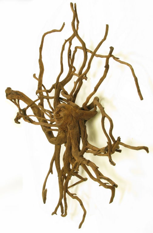 Extraordinary 78" Tall Outsider Art Root Sculpture at 1stDibs