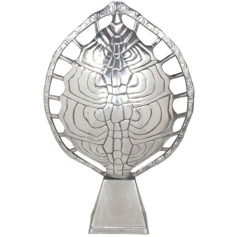 Pair of Monumental Aluminum Palm Trees by Arthur Court For Sale at 1stDibs