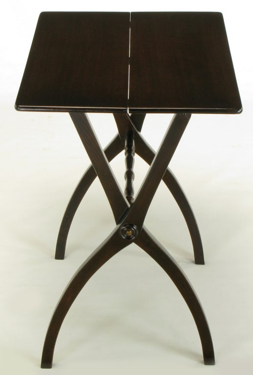 19th Century Mahogany Folding Coach Table. at 1stDibs