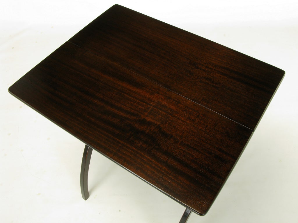19th Century Mahogany Folding Coach Table. at 1stDibs