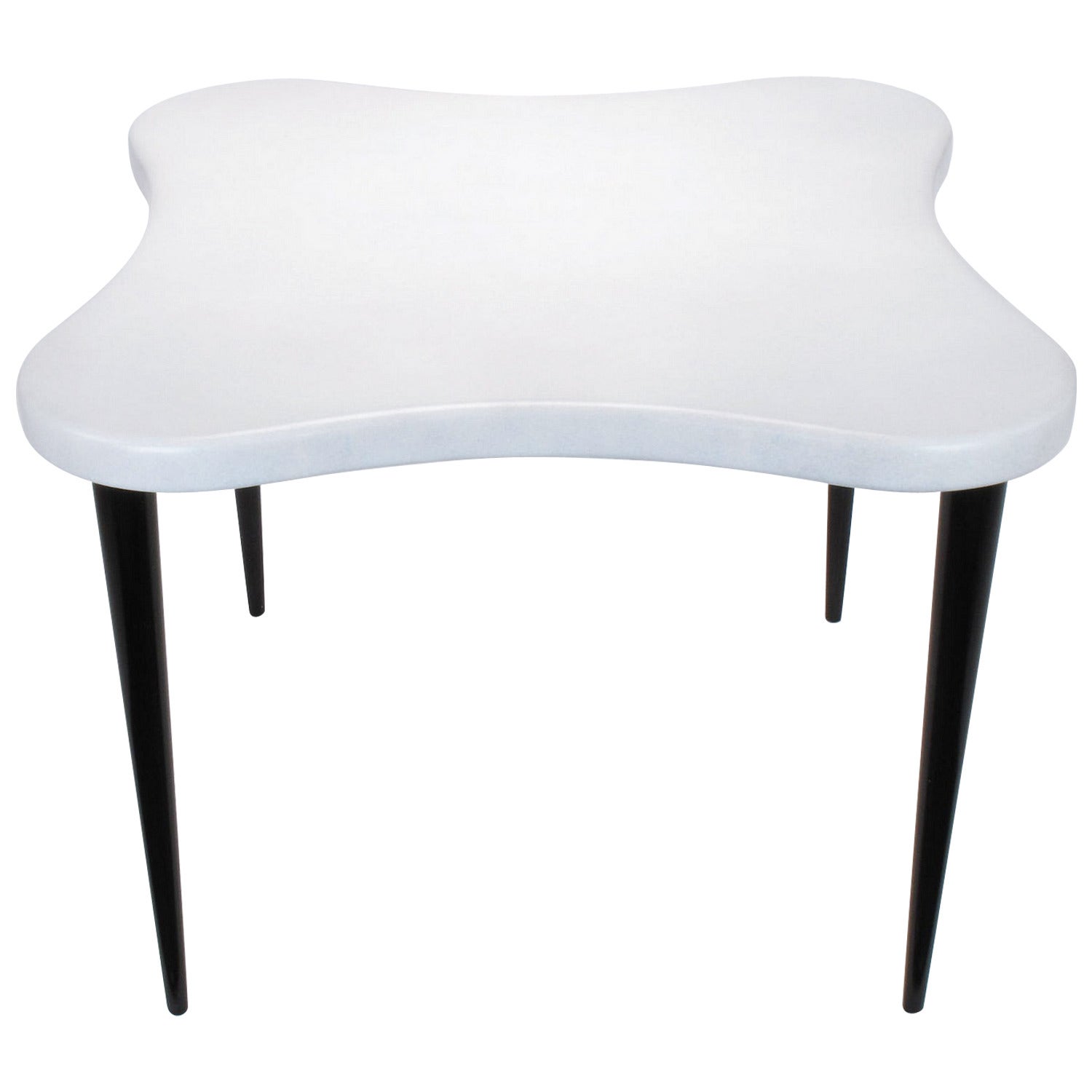 Paul Frankl Cork Top Quatrefoil Game Table at 1stDibs