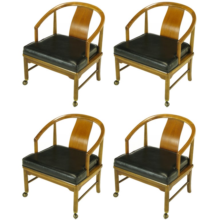 Modern Lucite "T" Back Chair at 1stDibs