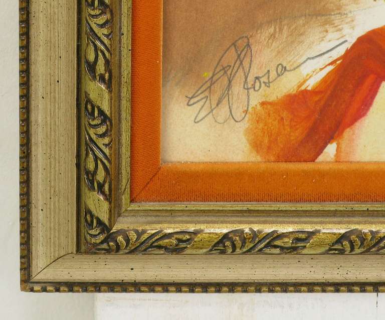 Ed Rosen (American, 1928-2012) Abstract Nude Oil and Pencil On Paper at ...