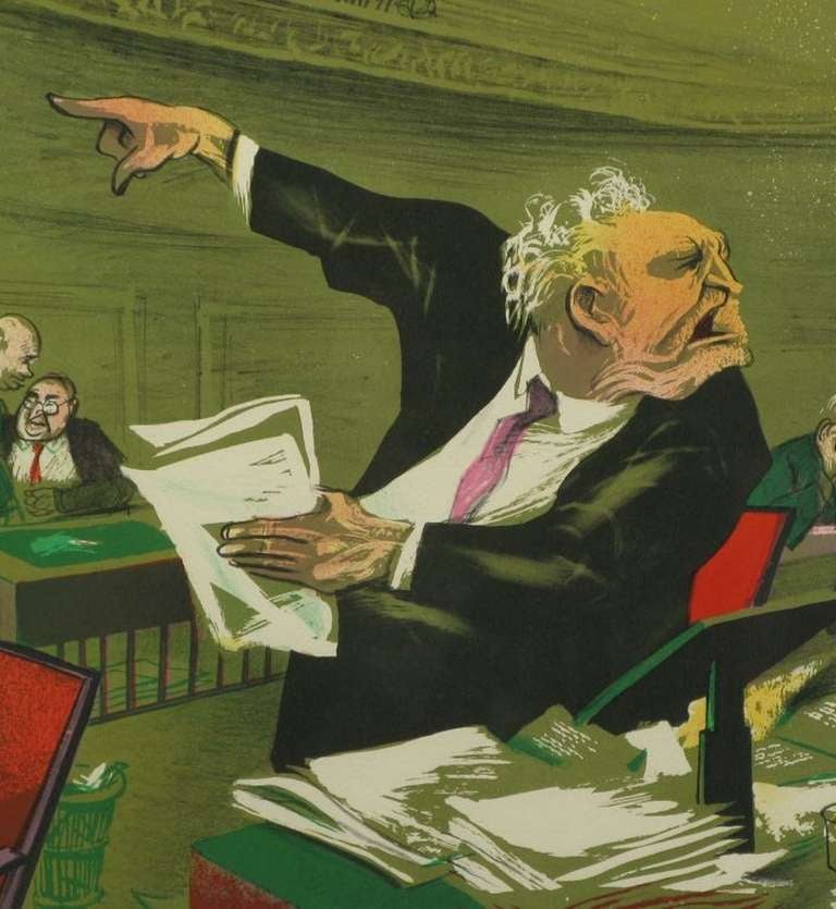 William Gropper Social Realist Lithograph at 1stDibs | william gropper ...