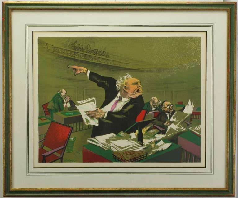 William Gropper Social Realist Lithograph at 1stDibs | william gropper ...