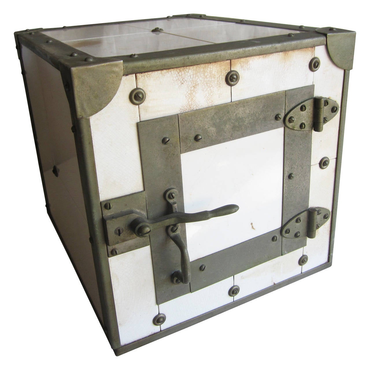 Porcelain and Metal Humidor at 1stDibs | porcelain humidor