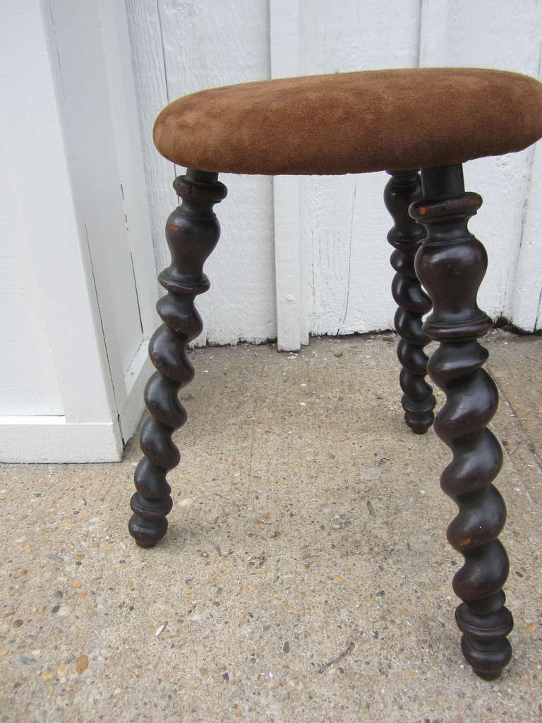 Barley Twist Stool at 1stDibs