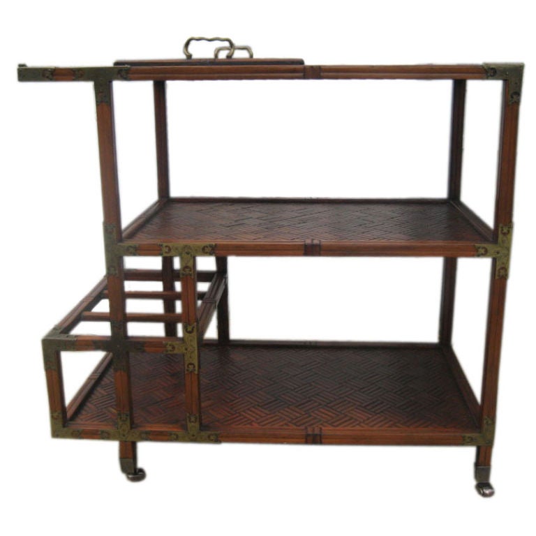 Asian Style Bar Cart at 1stdibs