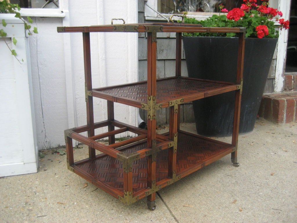 Asian Style Bar Cart at 1stDibs