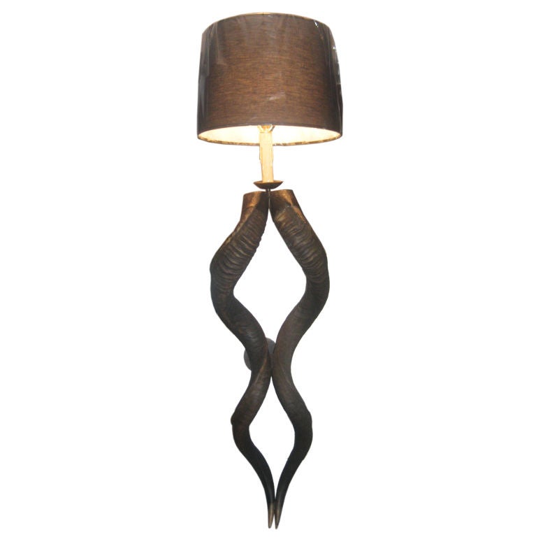 Kudo Horn Wall Sconce at 1stDibs | horn sconces, horn wall sconces ...